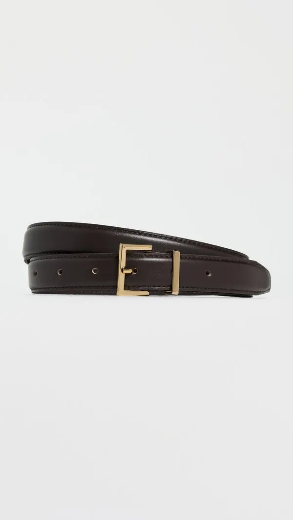 FRAME The Leather Square Buckle Belt