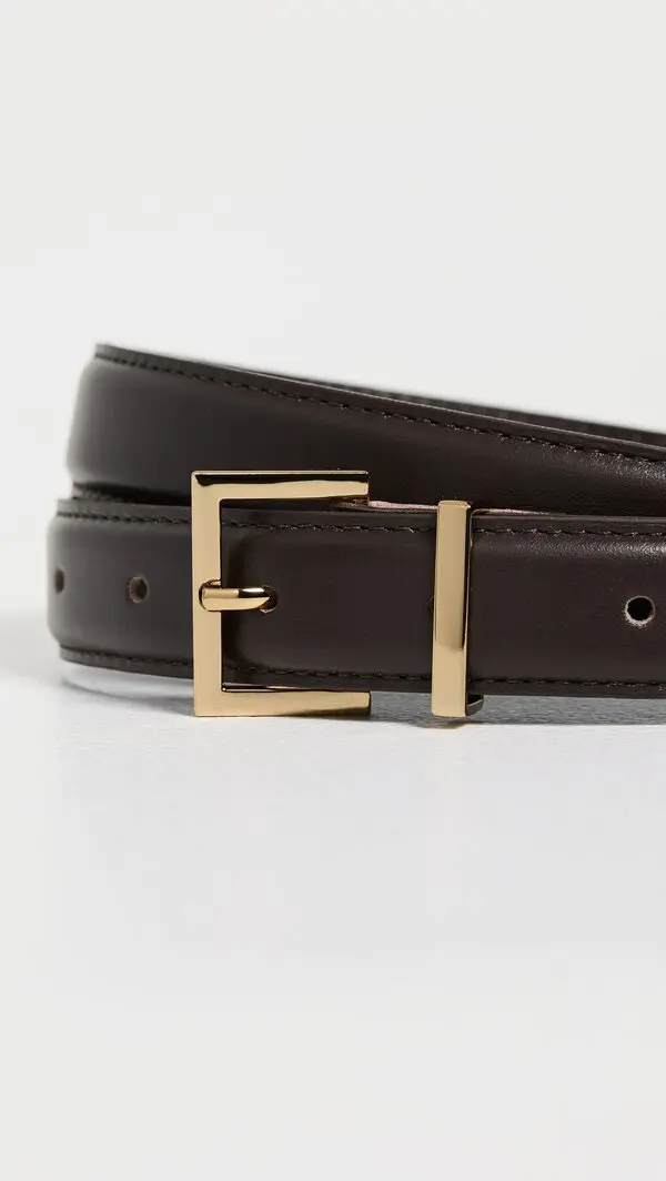 FRAME The Leather Square Buckle Belt