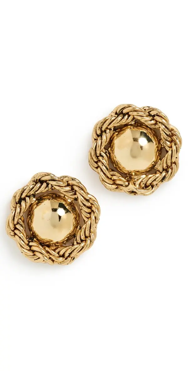 JENNIFER BEHR Caryann Stud Earrings - Gold