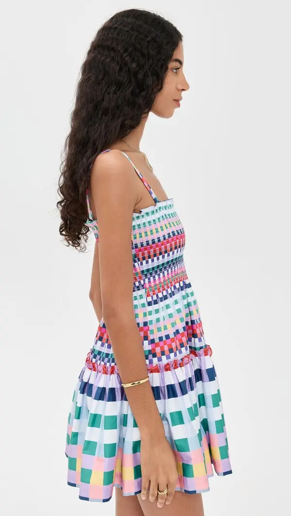 seraphina mini nap dress multi gingham Hill house Seraphina Mini Nap Dress by Hill House