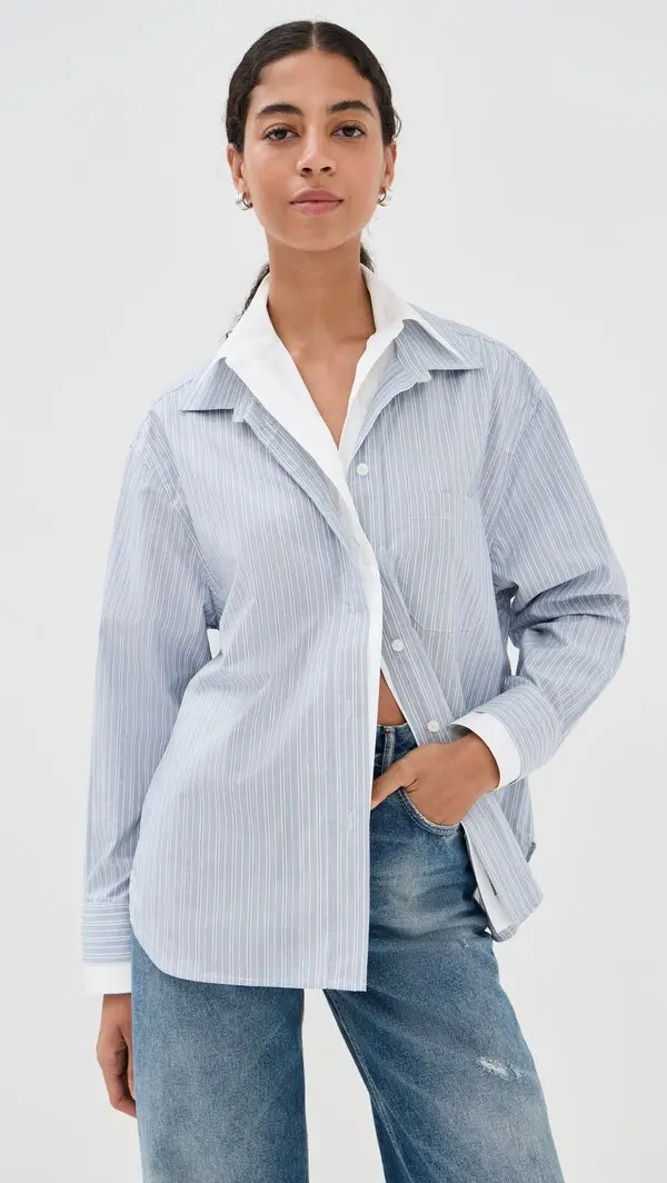 Acne Studios Striped Shirting Blouse