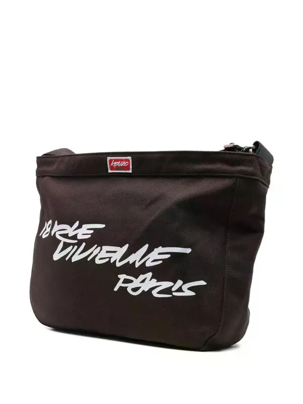 Kenzo Shoulder Bag With Boke Flower Motif