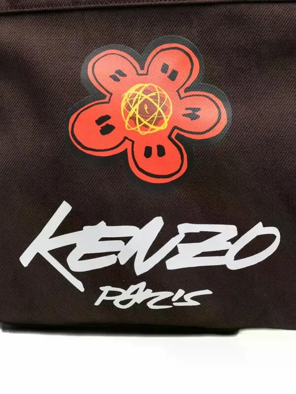 Kenzo Shoulder Bag With Boke Flower Motif