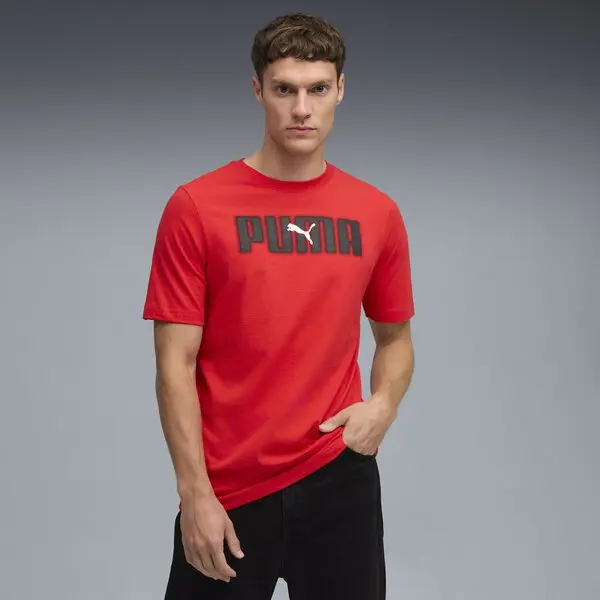 PUMA Essentials Logo Lab T-shirt - Red