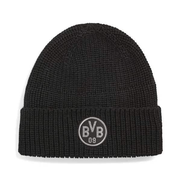 PUMA Borussia Dortmund Essentials Mid Crown Beanie - Black