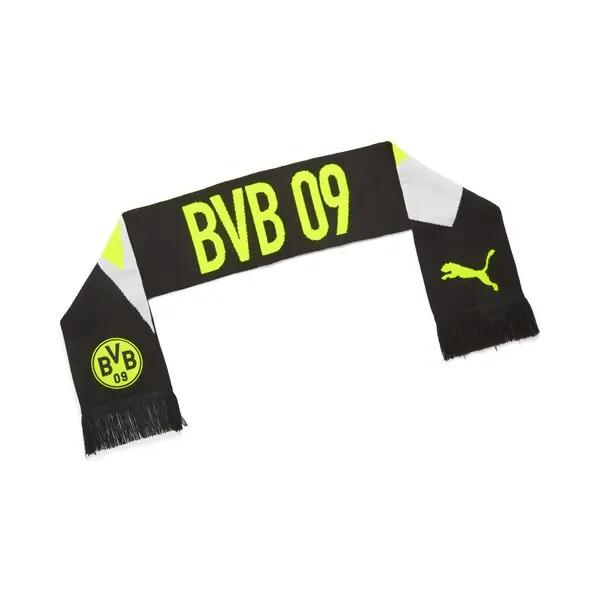 PUMA Borussia Dortmund Soccer Essentials Soccer Scarf - Black