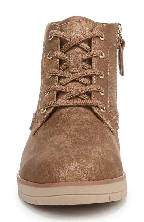 Dr. Scholl'S Lace-up Bootie - Honey Brown