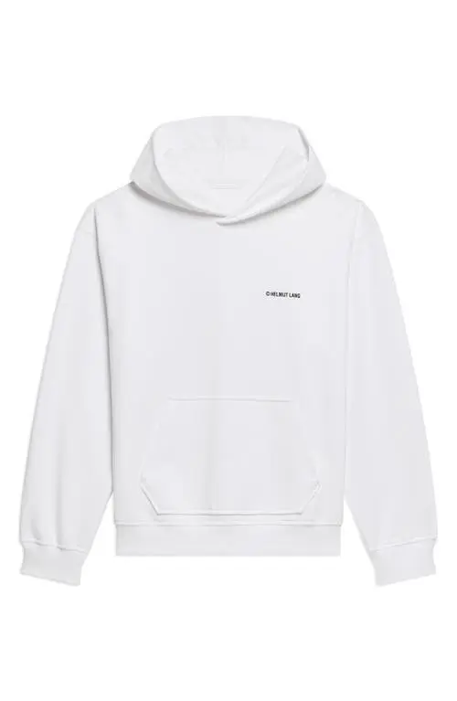 Helmut Lang Plastic Compact Cotton Graphic Hoodie