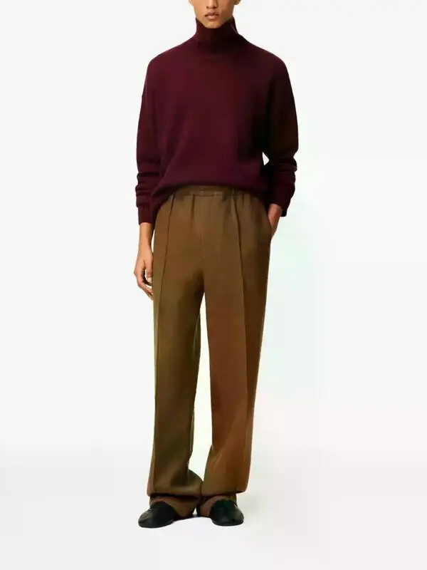 Ami Elasticated Wool Trousers