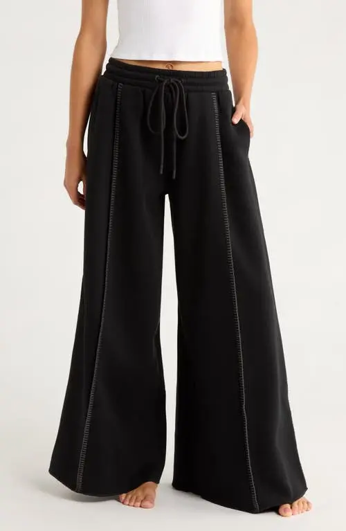 UGG Classic Wide-leg Pajama Pants - Blk