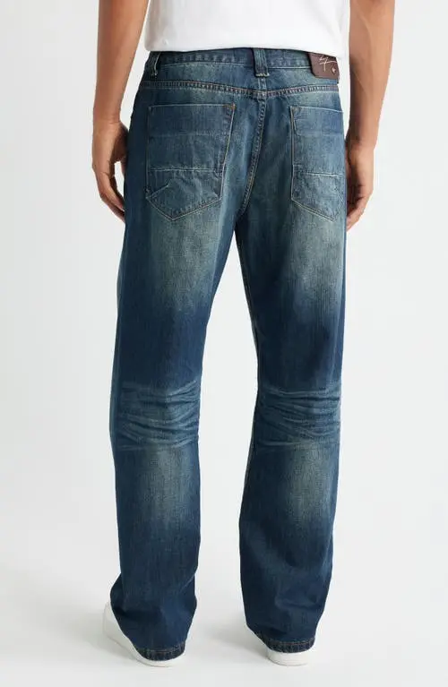 LEVEL 7 Relaxed Straight-leg Jeans