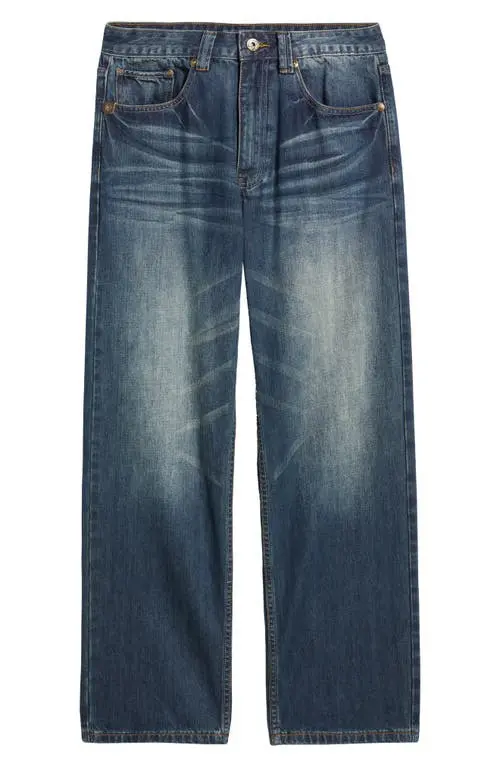 LEVEL 7 Relaxed Straight-leg Jeans