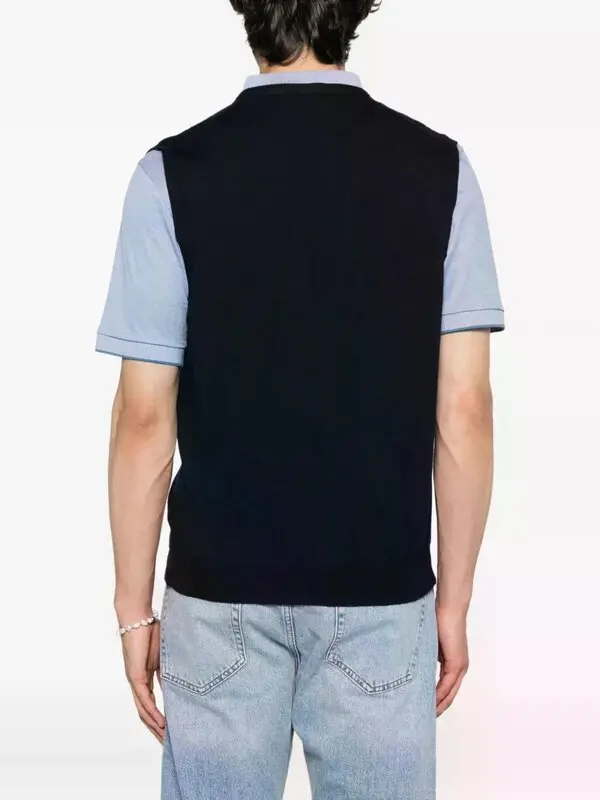 GRAN SASSO Button-front Wool Cardigan - Blue