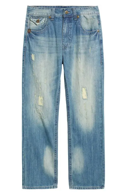 LEVEL 7 Relaxed Straight-leg Jeans