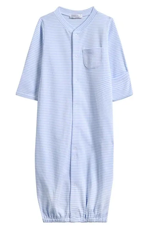 KISSY KISSY Stripes Convertible Pima Cotton Gown