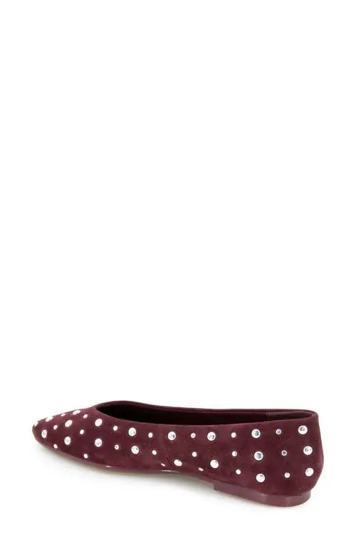 Splendid Latouche Studded Flat - Dark Plum
