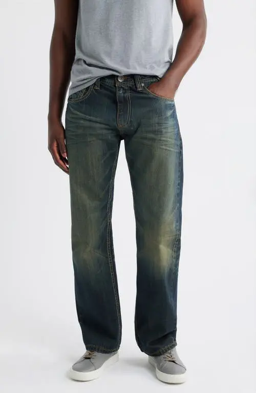 LEVEL 7 Relaxed Straight-leg Jeans - Rustic