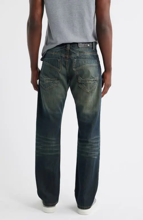 LEVEL 7 Relaxed Straight-leg Jeans - Rustic