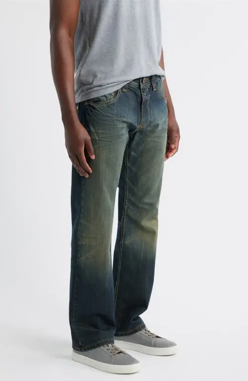 LEVEL 7 Relaxed Straight-leg Jeans - Rustic