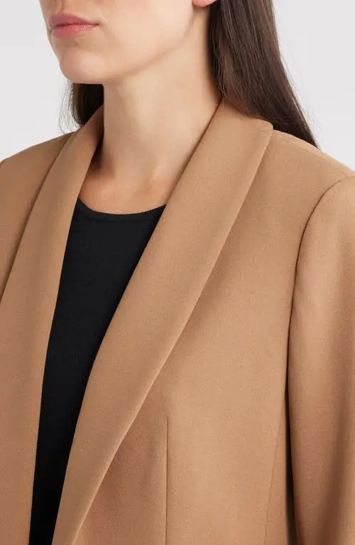 Anne Klein Shawl Collar Blazer - Vicuna