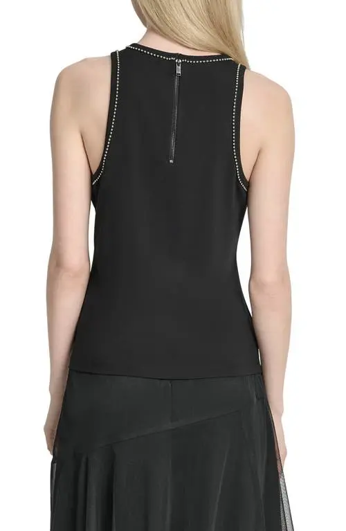 Dkny Studded Sleeveless Top