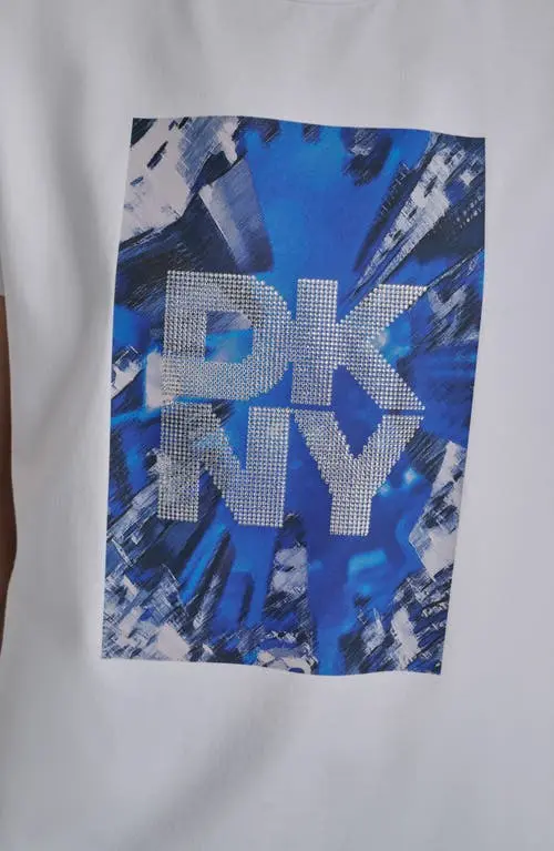 Dkny Skyscraper Graphic T-shirt - White