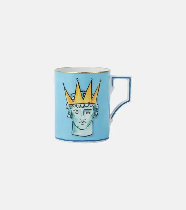 GINORI 1735 Il Viaggio Di Nettuno Mug Luke Edward Hall - Blue
