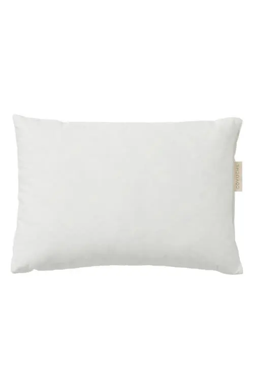 COYUCHI Recycled Feather & Down Lumbar Pillow Insert - Alpine White