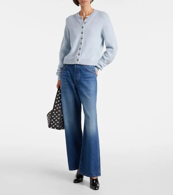 Khaite Everheart Cashmere Cardigan