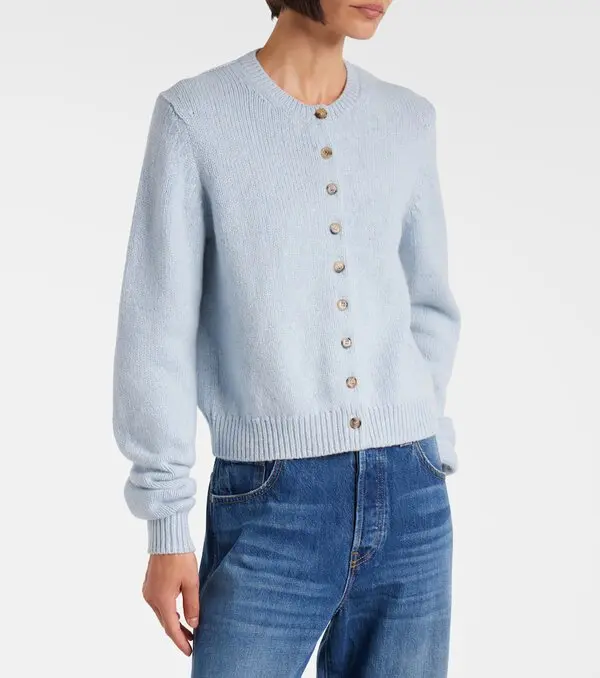 Khaite Everheart Cashmere Cardigan
