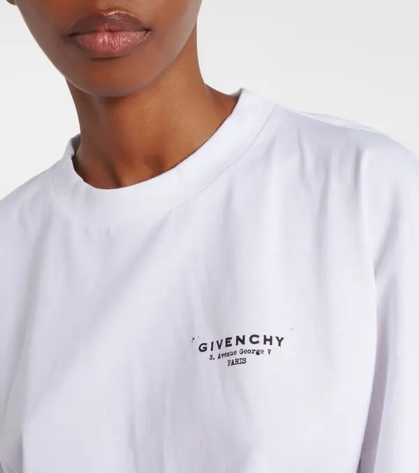 Givenchy Cropped Logo Cotton T-shirt