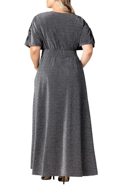 KIYONNA Geneva Metallic Gown