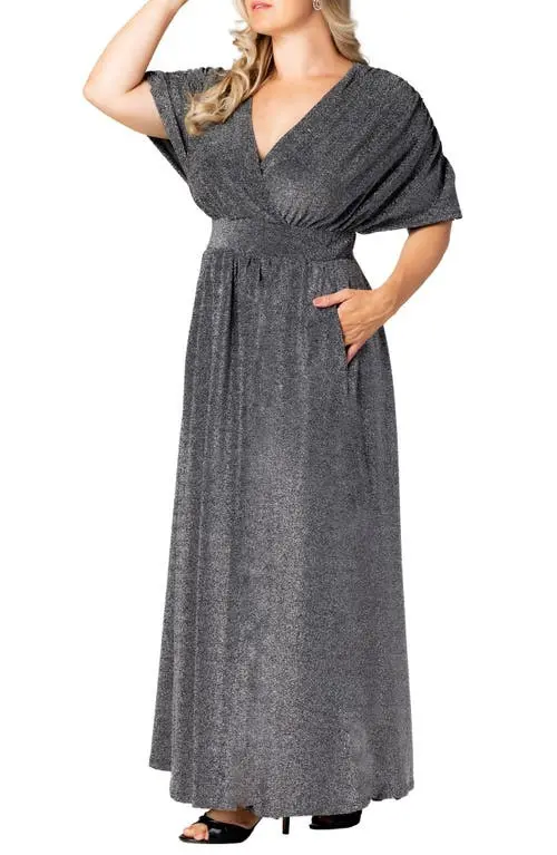 KIYONNA Geneva Metallic Gown