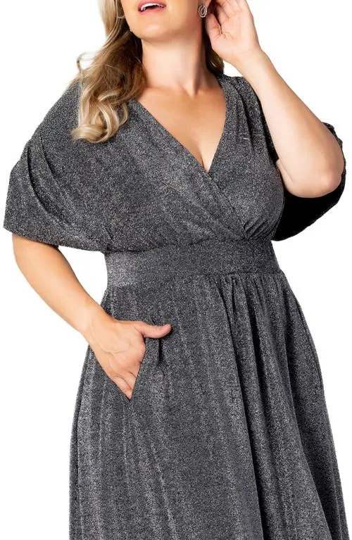KIYONNA Geneva Metallic Gown