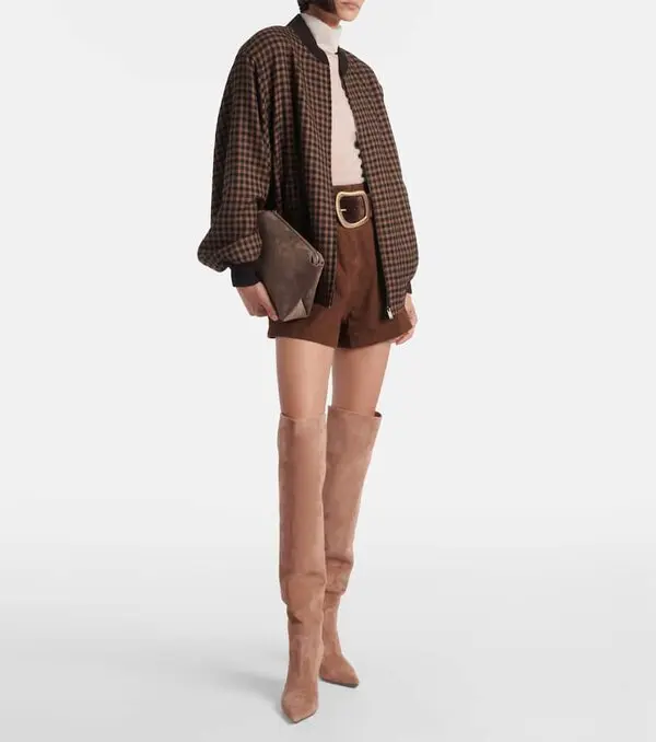 GIANVITO ROSSI Hansen 85 Leather Knee-high Boots