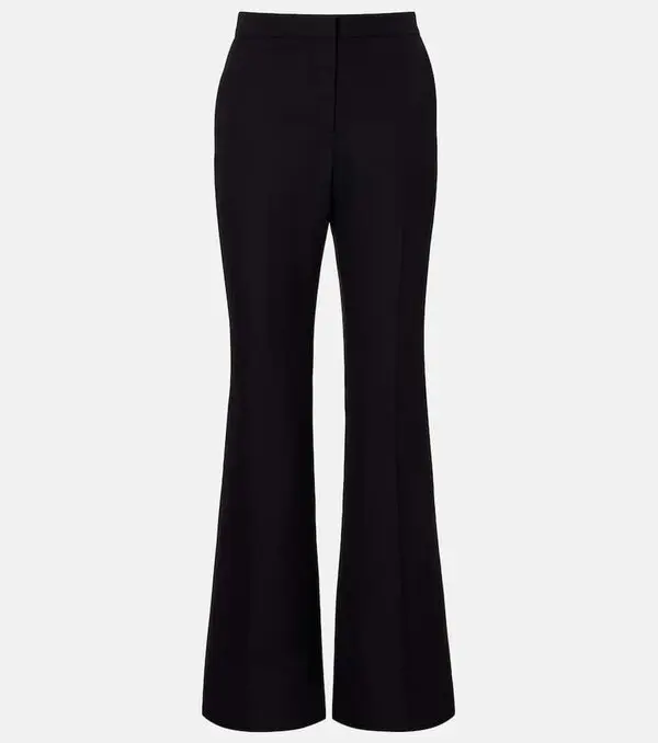 Givenchy Mid-rise Wool Flared Pants