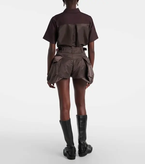 Sacai Technical Twill Cargo Shorts