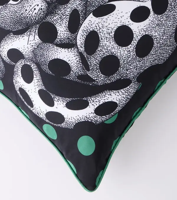 FORNASETTI High Fidelity Printed Silk Cushion