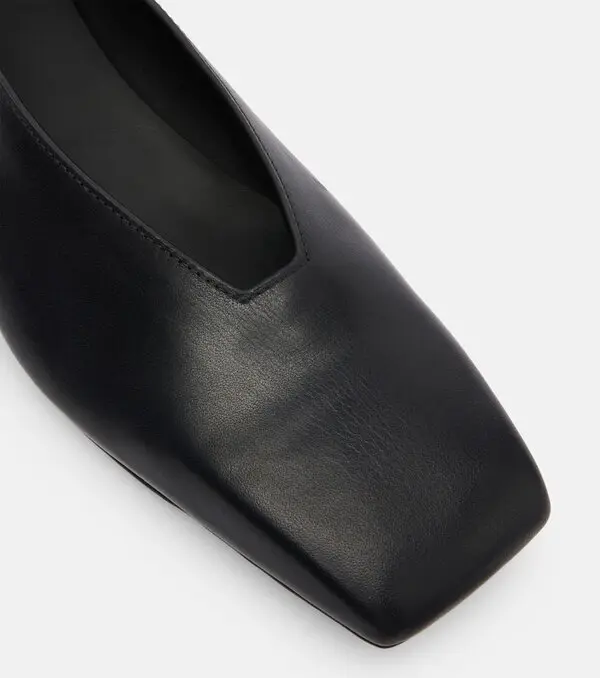 Rick Owens Leather Ballet Flats