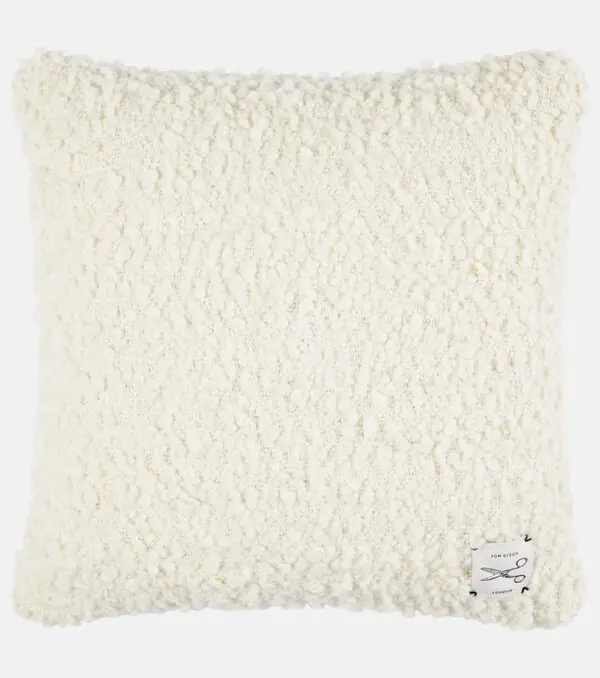 TOM DIXON Bobble Boucle Cushion - White
