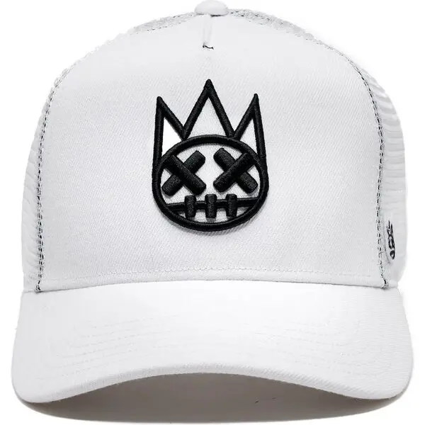 CULT OF INDIVIDUALITY Embroidered Logo Trucker Hat - White