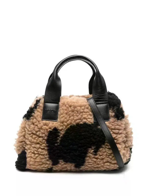 MSGM Faux-fur Tote Bag