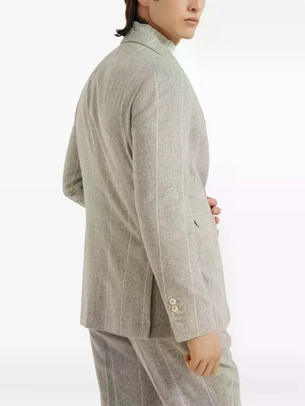 Brunello Cucinelli Deconstructed Cavallo Blazer - Neutrals