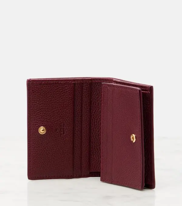 Gucci Gg Marmont Leather Wallet - Black