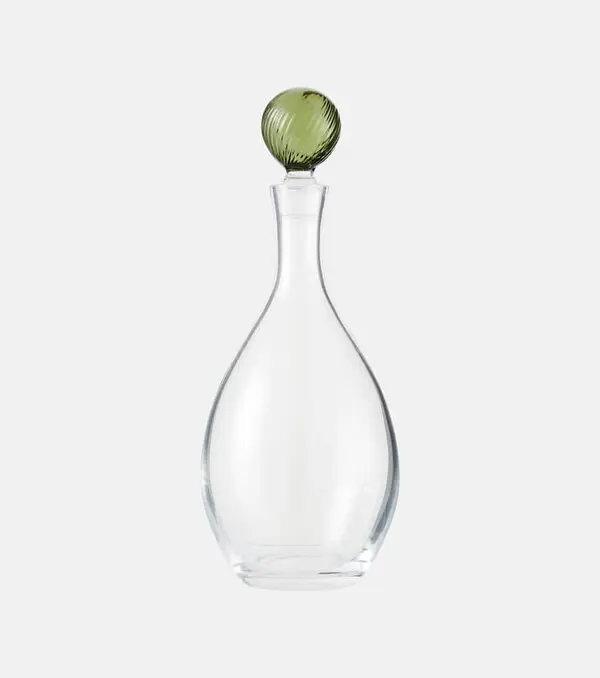 CABANA Demetra Large Glass Bottle - Transparent