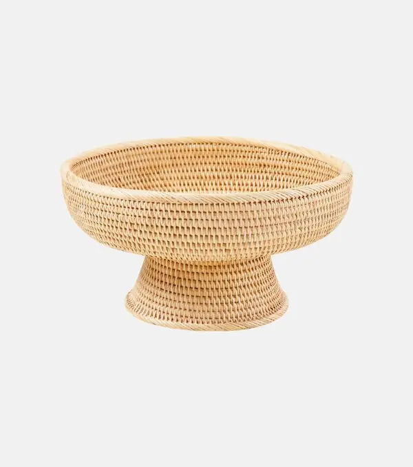 CABANA Sabbia Wicker Fruit Stand - Beige