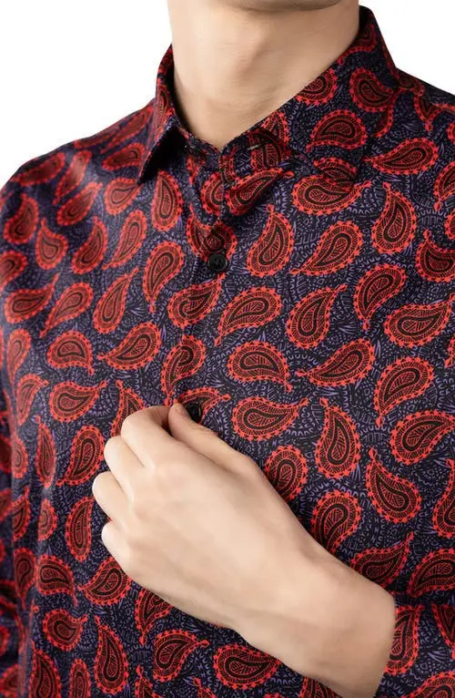 LUCHIANO VISCONTI Paisley Shirt
