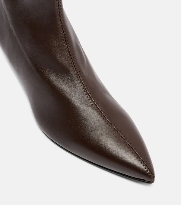 A.emery Ophelia Leather Ankle Boots - Brown