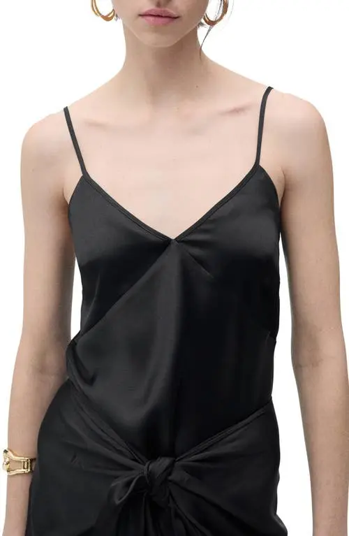 Mango V-neck Satin Camisole