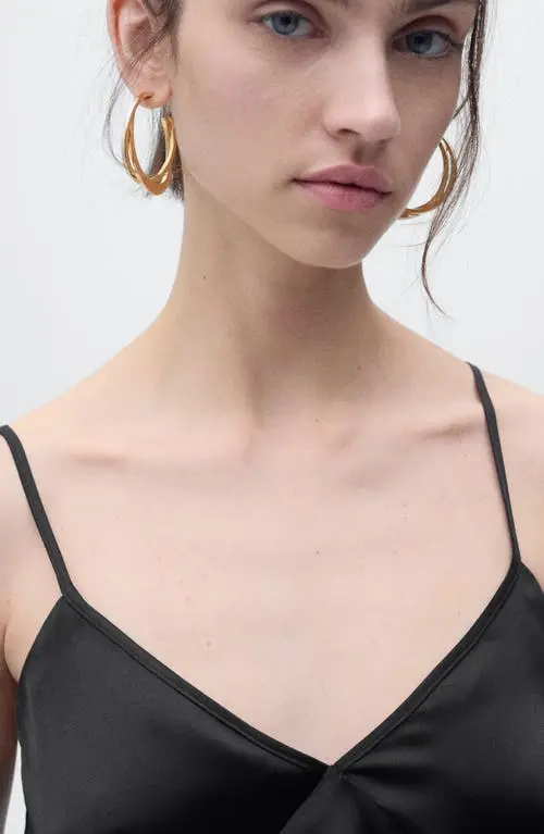 Mango V-neck Satin Camisole